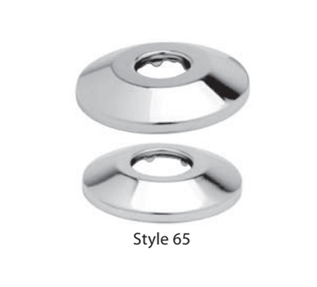 Style 65, One-Piece Flat Escutcheon