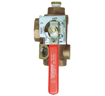Sectional Floor Control Test and Drain Valve